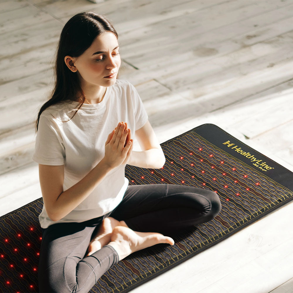 PEMF Mat with Red Light | Jet Series Infrared Heating Mats – HealthyLine