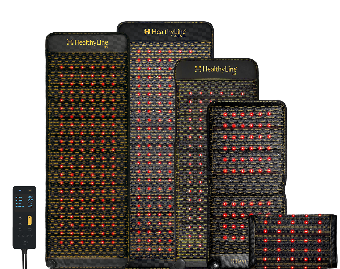 PEMF Mat with Red Light | Jet Series Infrared Heating Mats – HealthyLine